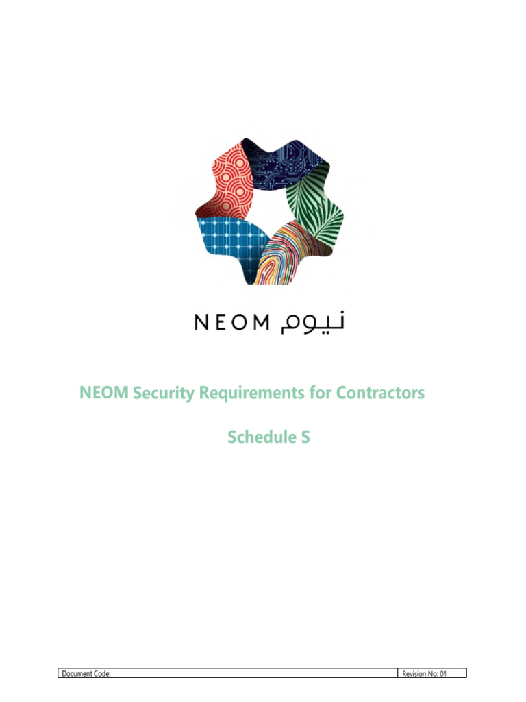 SECURITY NEOM - Schedule S | PDF