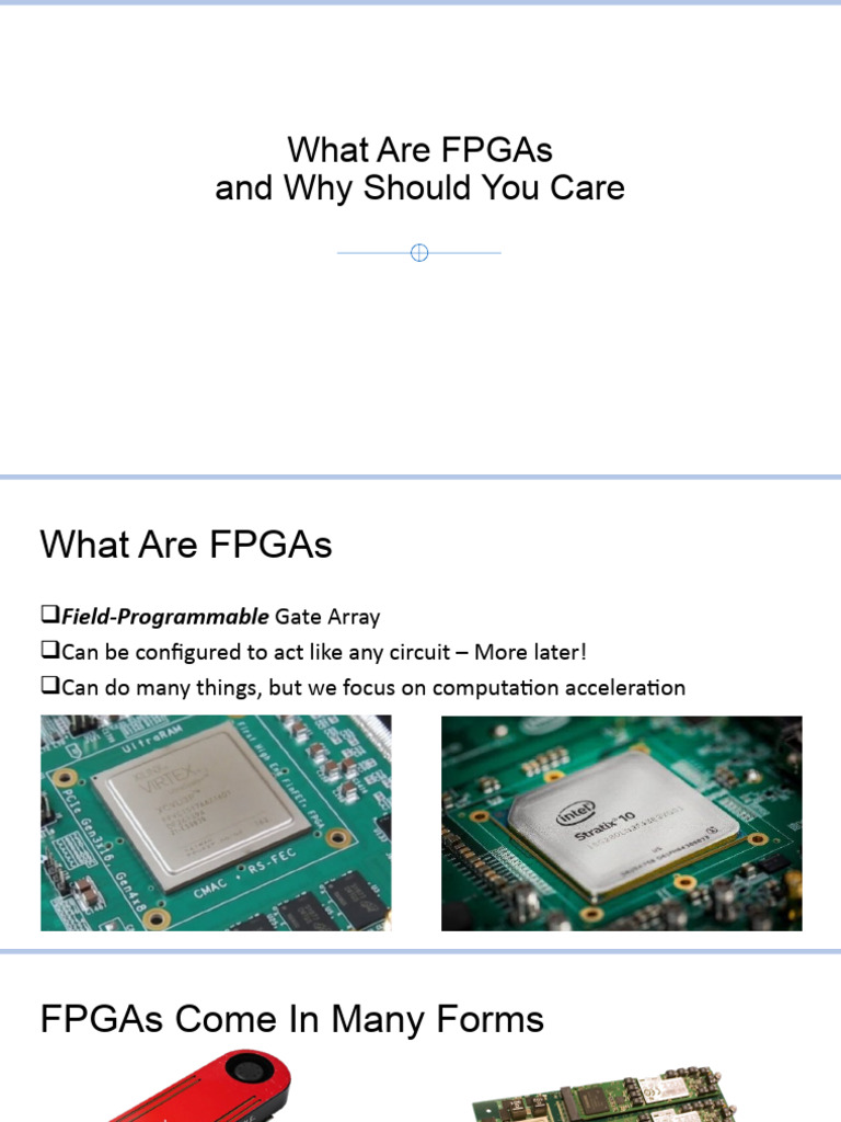 Fpga1 - What Is | PDF | Field Programmable Gate Array | Computer Hardware
