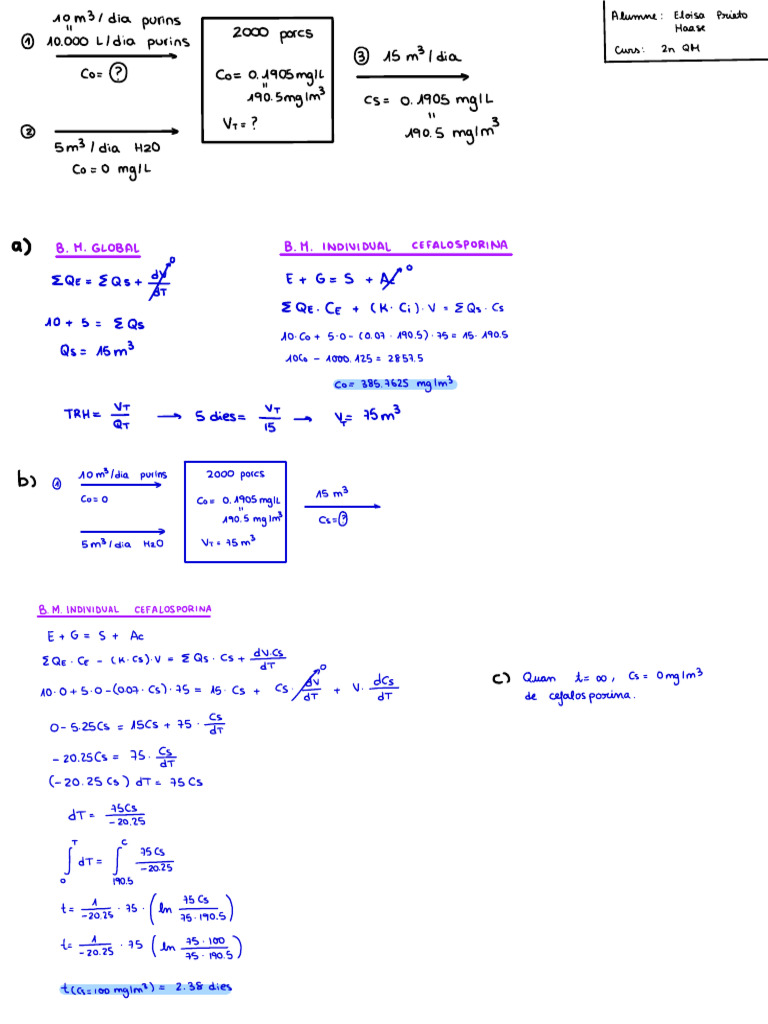 Environmental Engineering Calculations | PDF