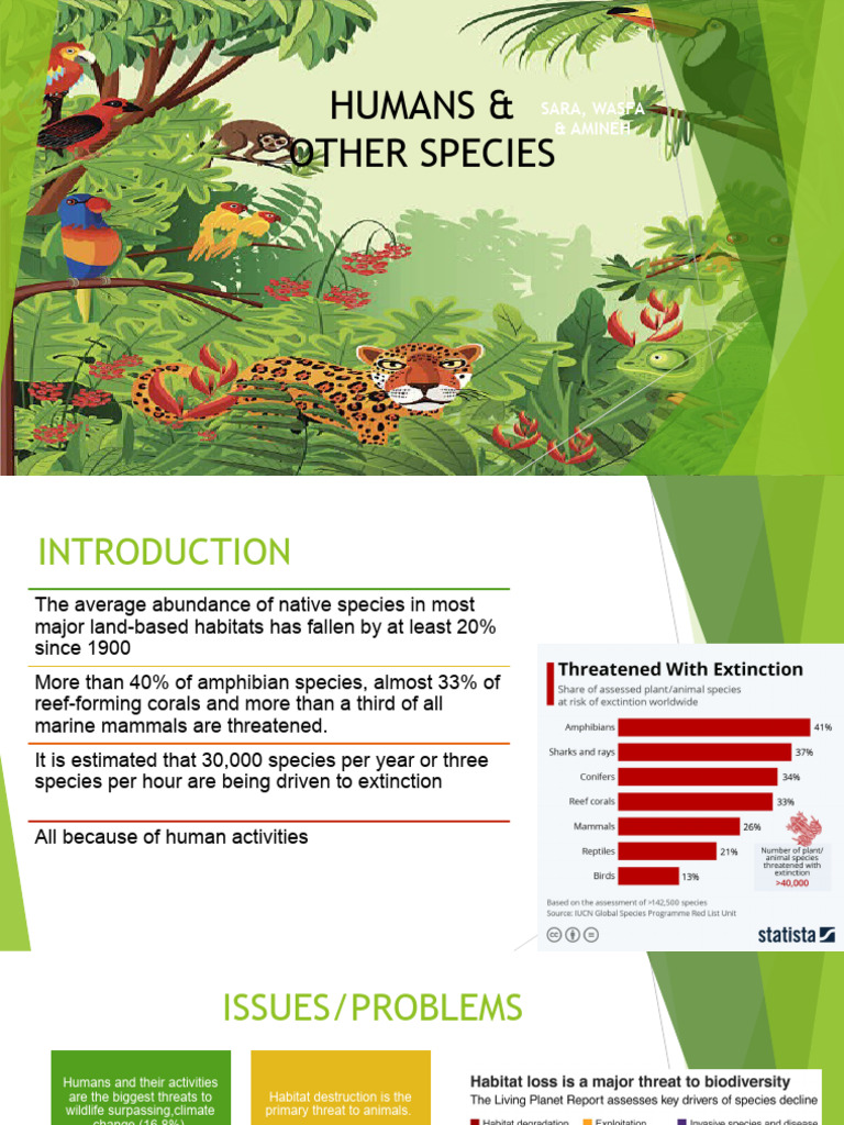 Humans & Other Species | PDF | Habitat Destruction | Extinction