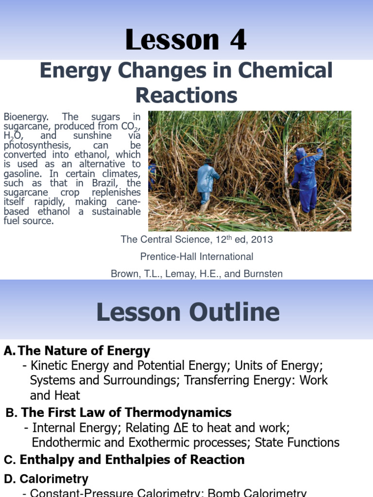 Energy Changes in Chemical Reactions | PDF | Calorie | Heat