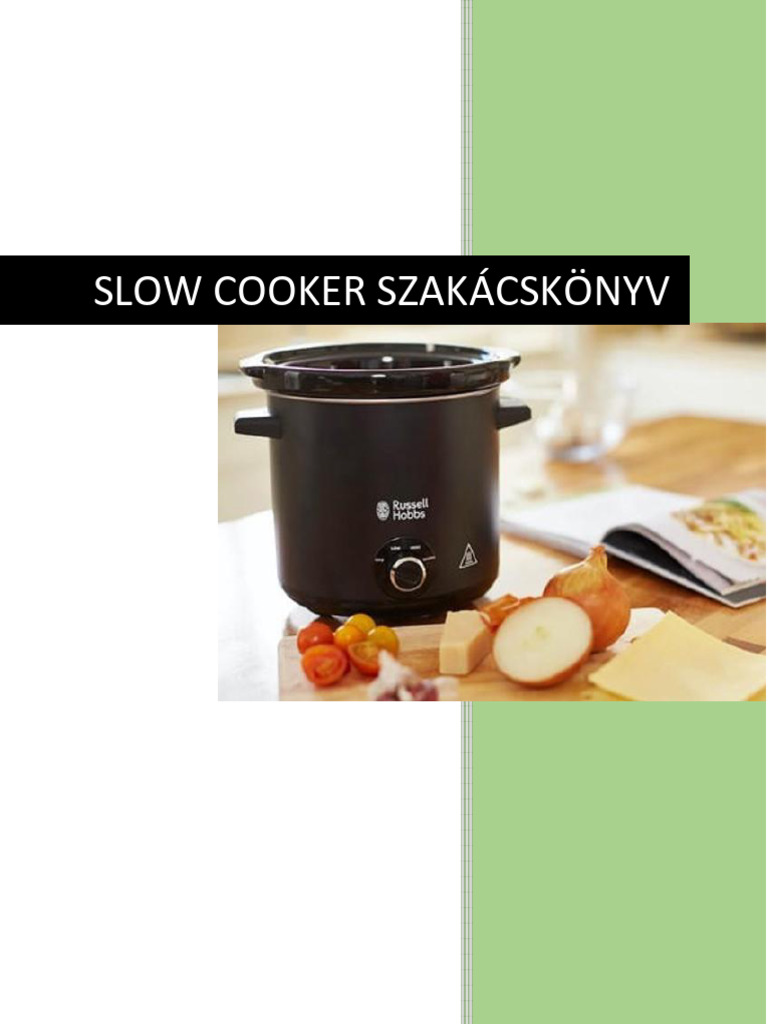 Slow Cooker Szakácskönyv | PDF
