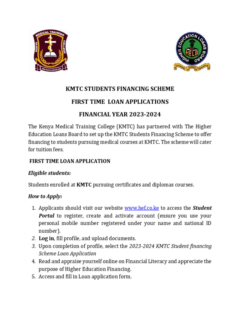 KMTC Fta 2023-2024 Fta Advert | PDF