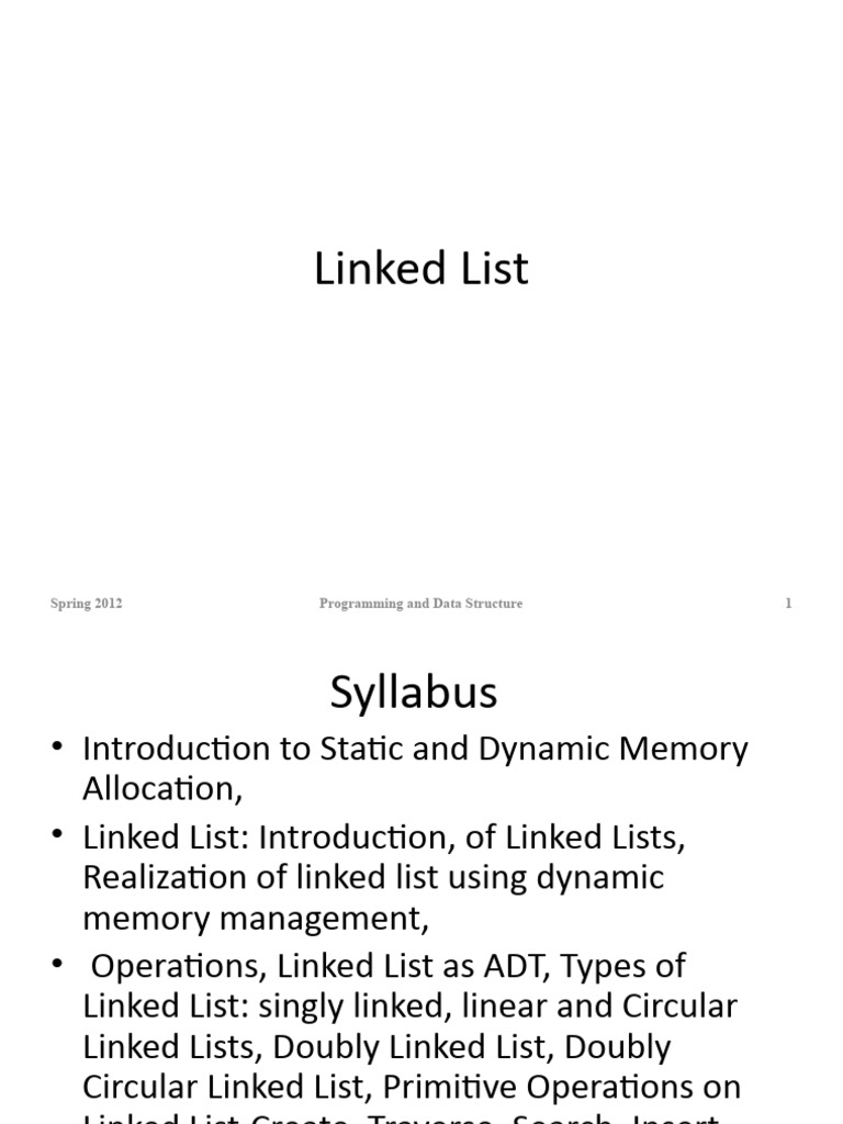 UNIT 4 Link List | Download Free PDF | Queue (Abstract Data Type) | Pointer (Computer Programming)
