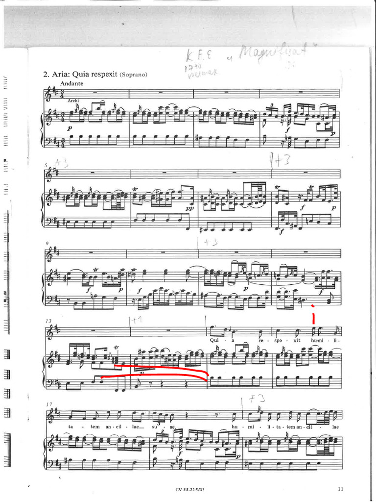 Bach Quia Respexit | PDF