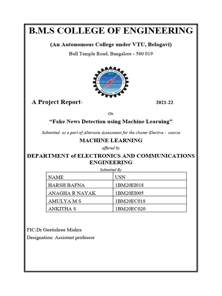 AAT Cover Page | PDF | Machine Learning | Regression Analysis