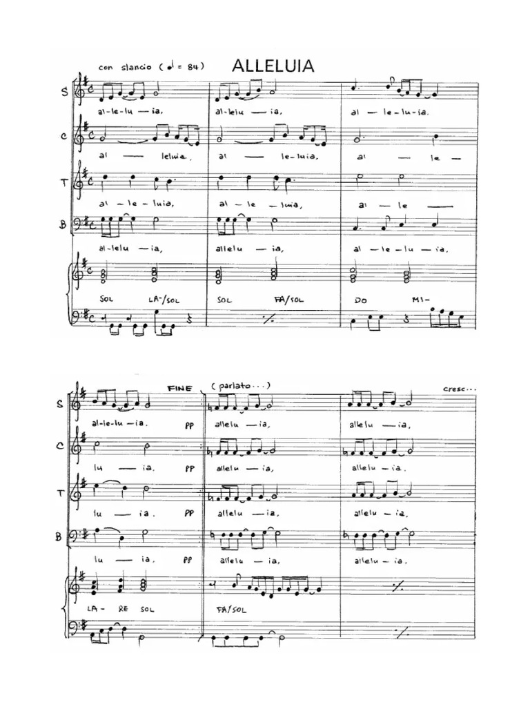 Alleluia Gen Verde | PDF