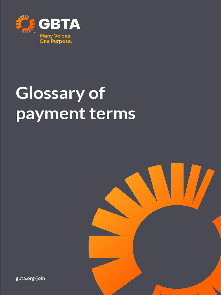 Payment Terms Glossary | PDF | Credit Card | Debit Card