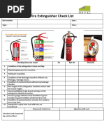 Hose Reel Inspection Checklist | PDF | Manufactured Goods | Equipment