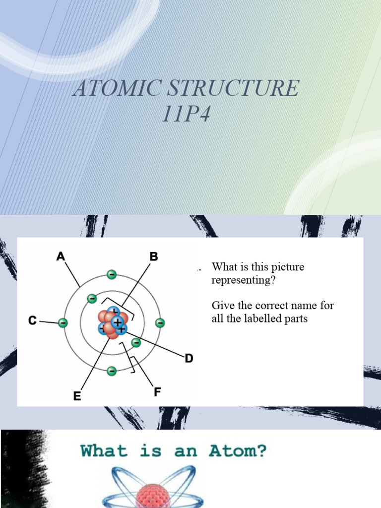 Atomic Structure | PDF