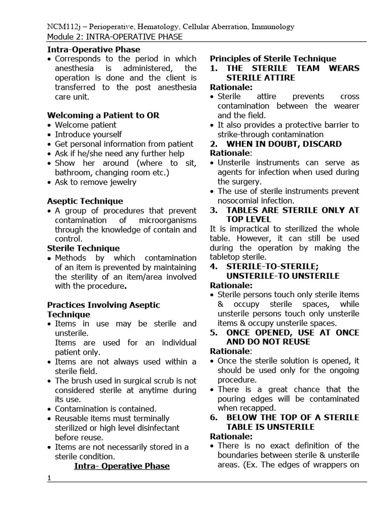 Hema Mod2 | PDF | Anesthesia | Surgery