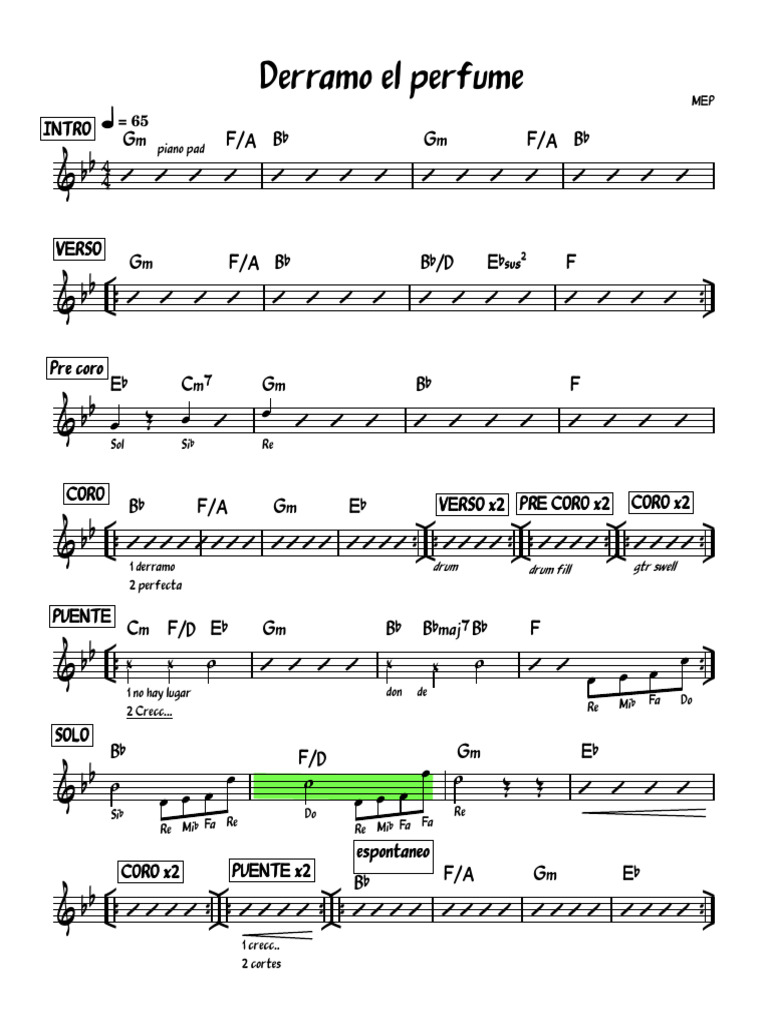 Derramo El Perfume | PDF