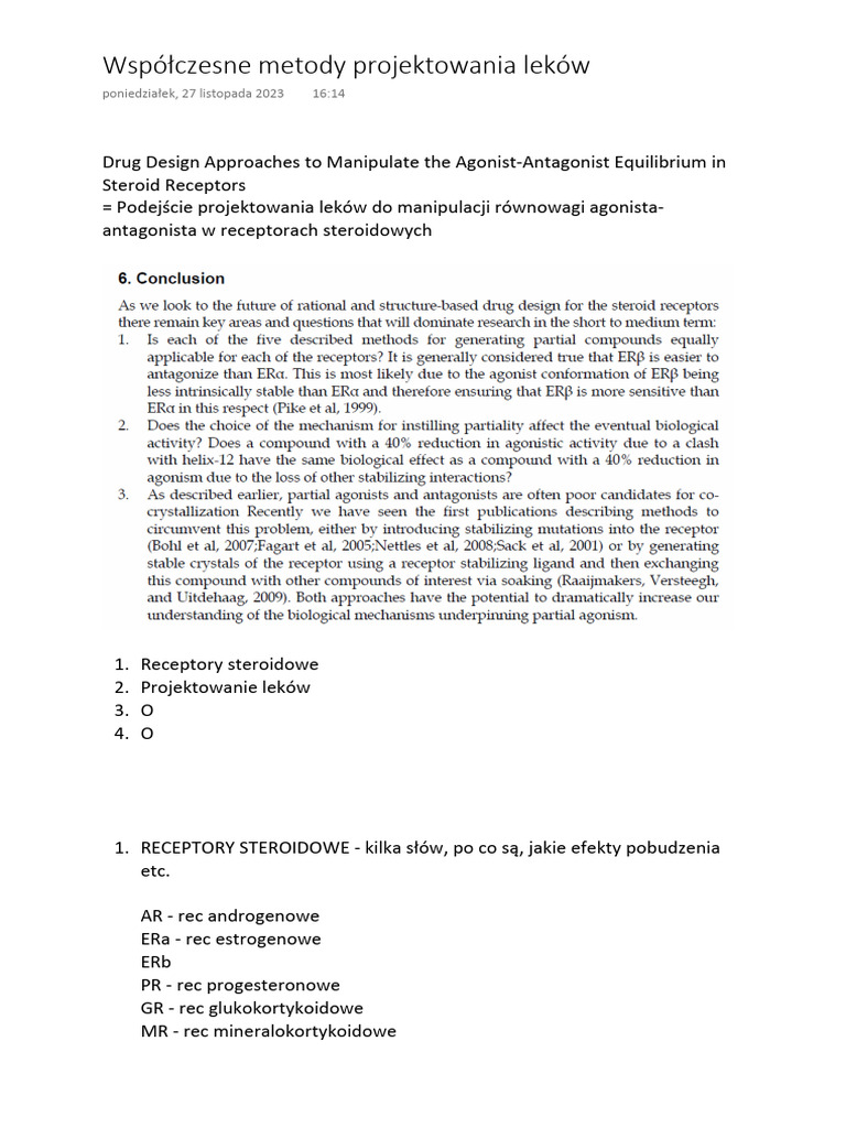 Początek Opracowania WSP Metody Projektowania | PDF