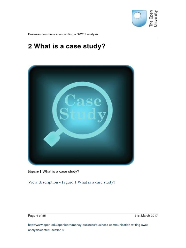 Lec 03 What Is A Case Study | PDF | Human Communication | Cognitive Science