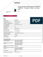 Product Data Sheet: Circuit Breaker Masterpact NW40H2 - 4000 A - 3 ...