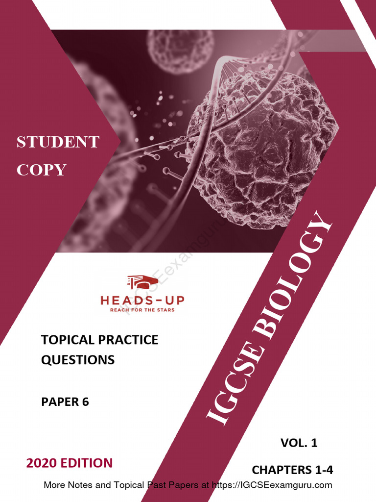 IGCSE Topical Past Papers Biology P6 C1 - C4 | PDF | Nature | Biology