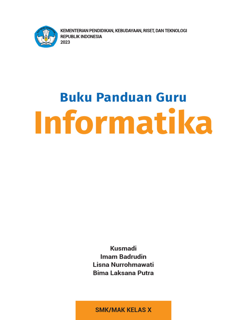 SMK Informatika BG KLS X 4 | PDF