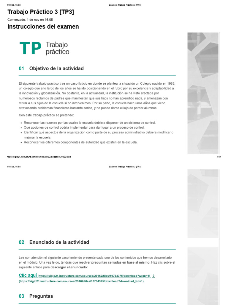 Examen - Trabajo Práctico 3 (TP3) Int2 | PDF | Albert Einstein