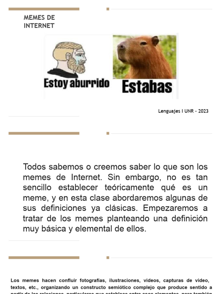 Definición y Contexto de Memes | PDF | Internet | Medios de ...