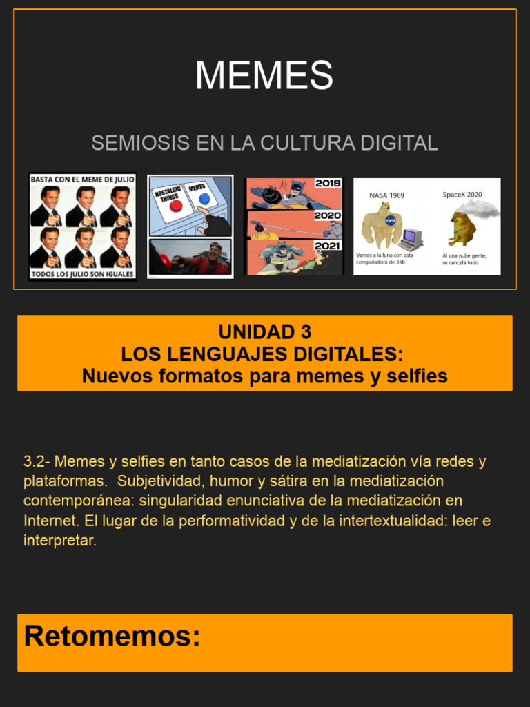 Memes y su Propagación en Cultura Digital | PDF | Intertextualidad ...