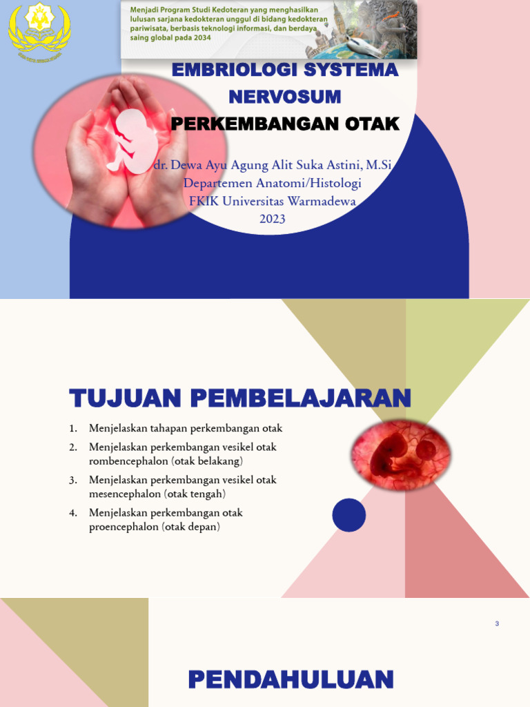 1.5 Embriologi Cerebrum | PDF | Kajian Bahasa Asing | Kesehatan Holistik