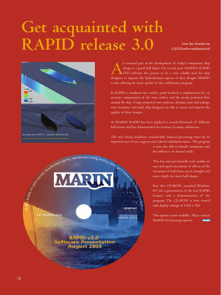 R83 - p18 - RAPID 3.0 | PDF | Ships | Computational Fluid Dynamics