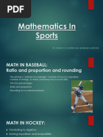 Math Applications in Ice Hockey | PDF | Ice Hockey