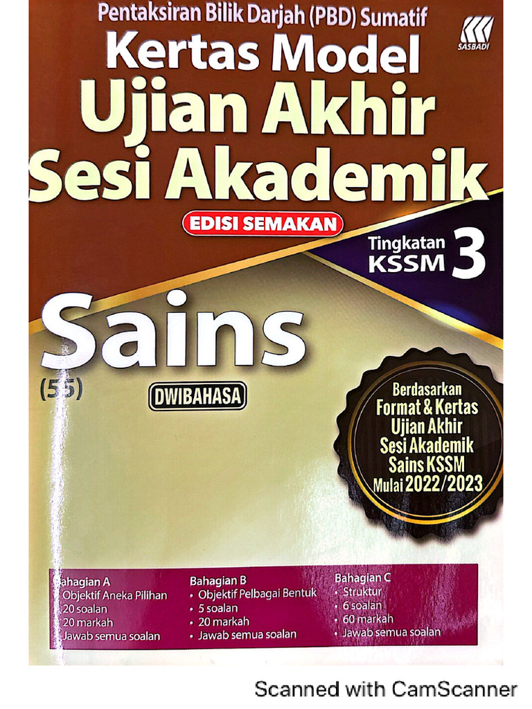 Sasbadi F3 UASA SAINS (Brown) | PDF