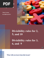 Divisibility Rules 1 10 Chart 1a | PDF | Arithmetic | Mathematics