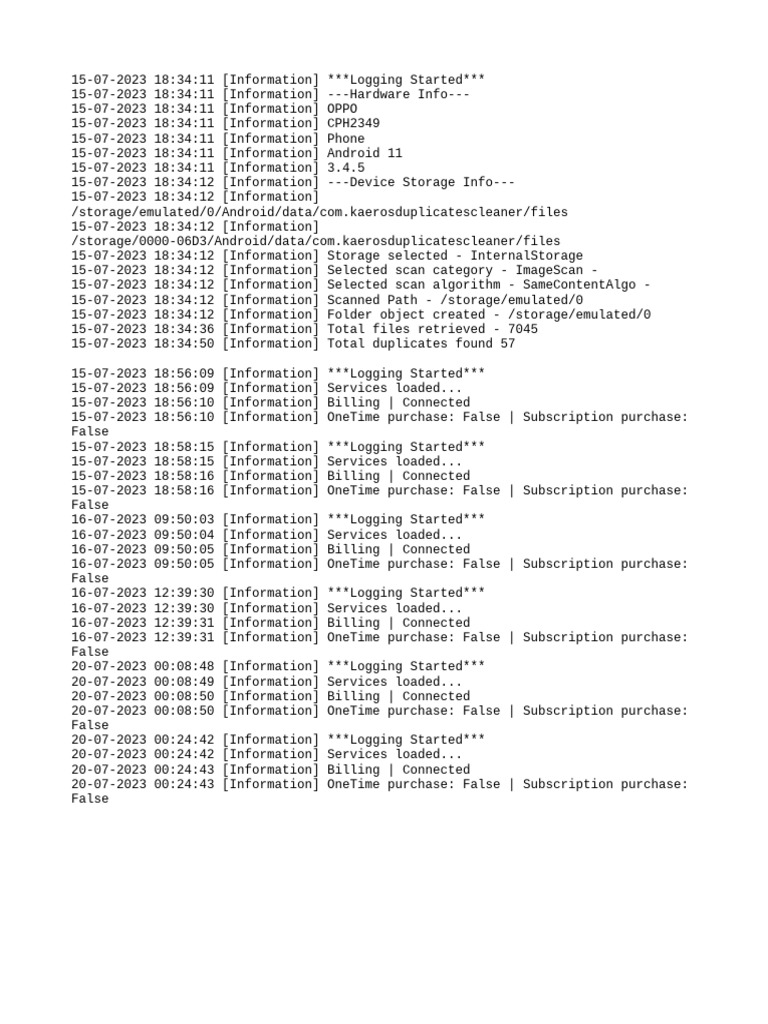 Log | PDF | Information Science | Computing