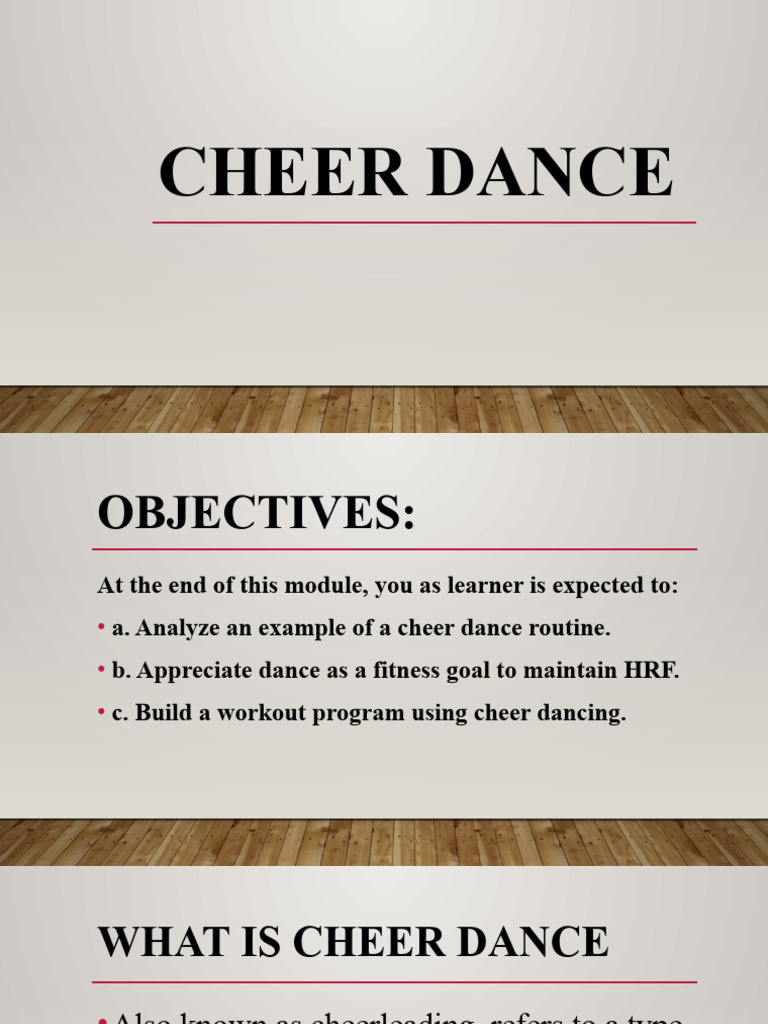 Cheer Dance | PDF | Cheerleading | Dances