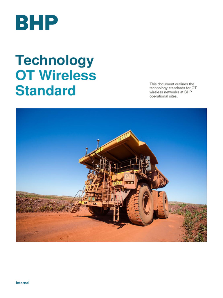 Technology OT Wireless Standard TECHOT005 | PDF | Wireless Lan | Computer Network