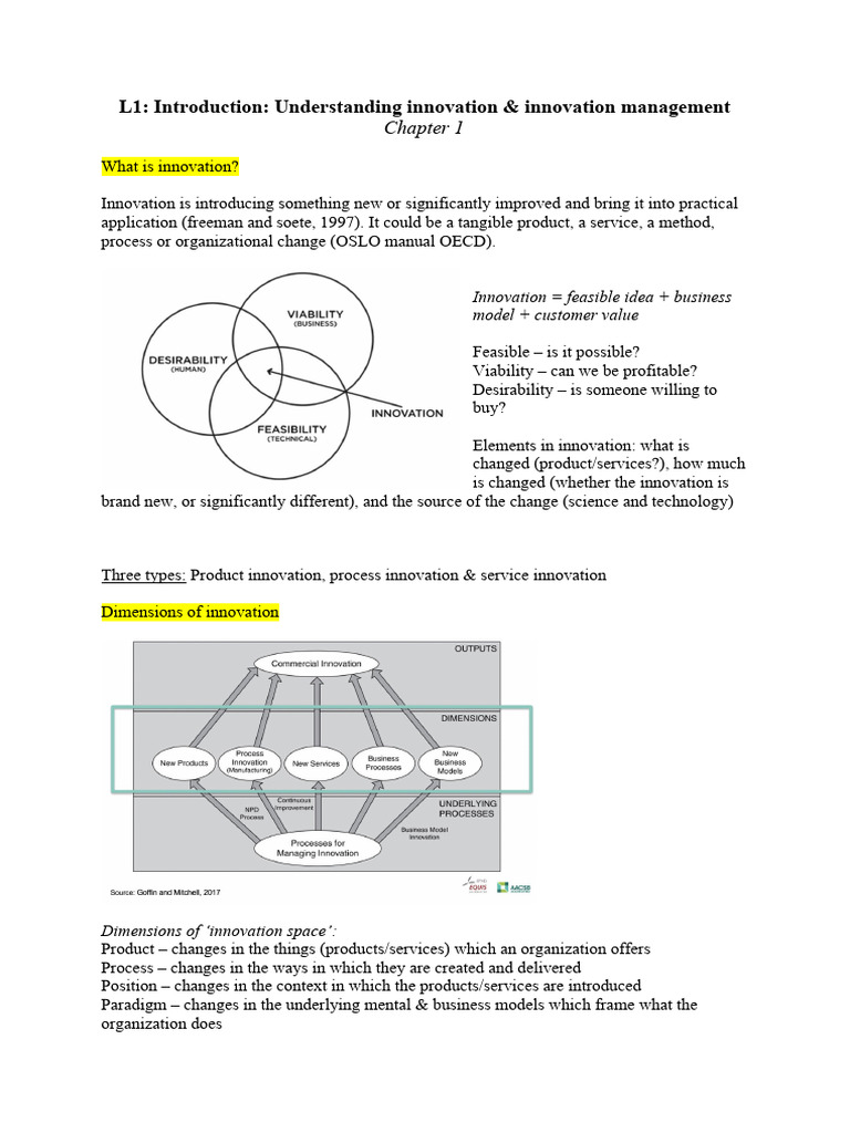 GM0421 Innovation Management | PDF | Innovation | Creativity