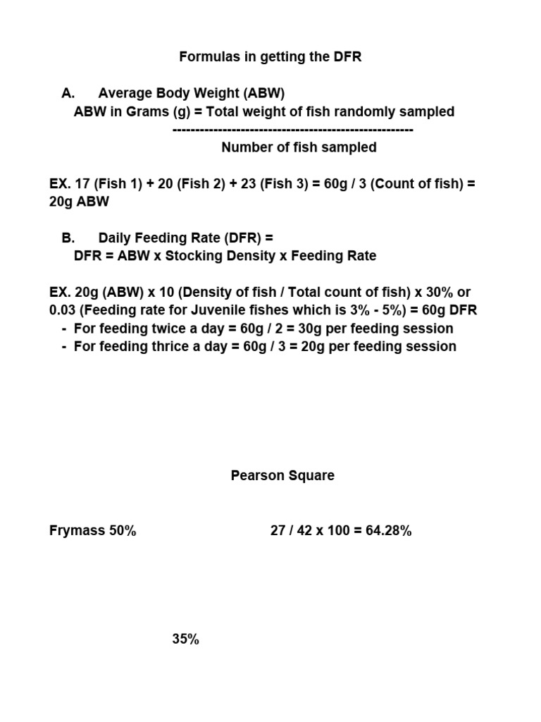 DFR and Pearson Square Example | PDF
