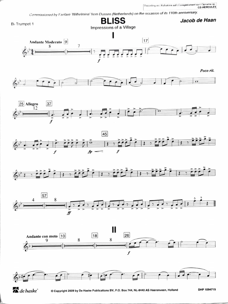 Bliss Tromba 1 | PDF