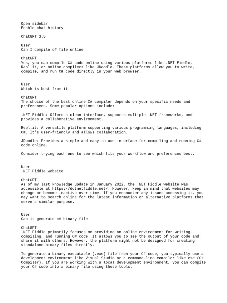 C# | PDF | Integrated Development Environment | C Sharp (Programming Language)