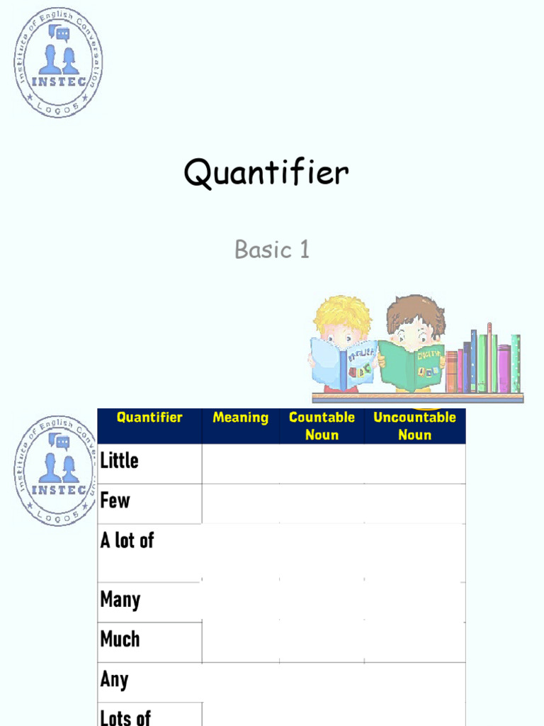 PE 7 Quantifier | PDF