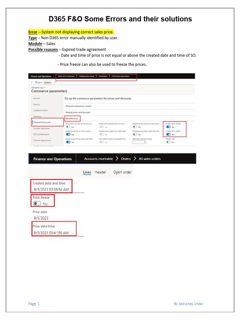 D365 F&O Support Issues | PDF | Warehouse | Inventory