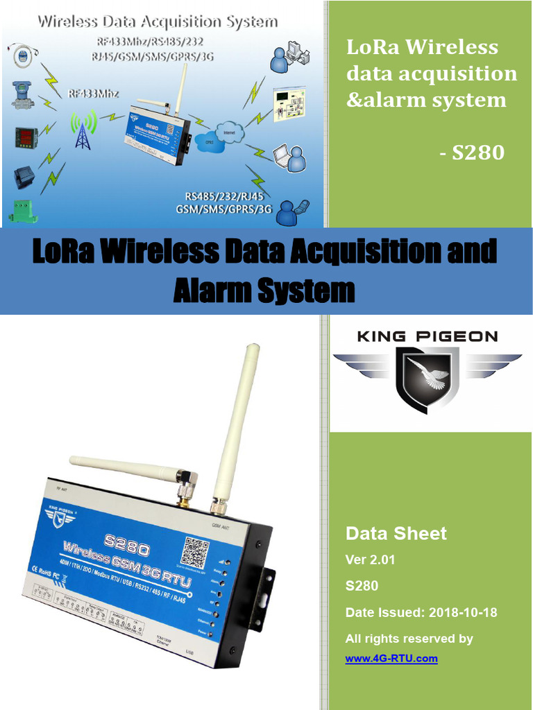 S280 Data-Sheet V2.01 | PDF | General Packet Radio Service | Computer ...