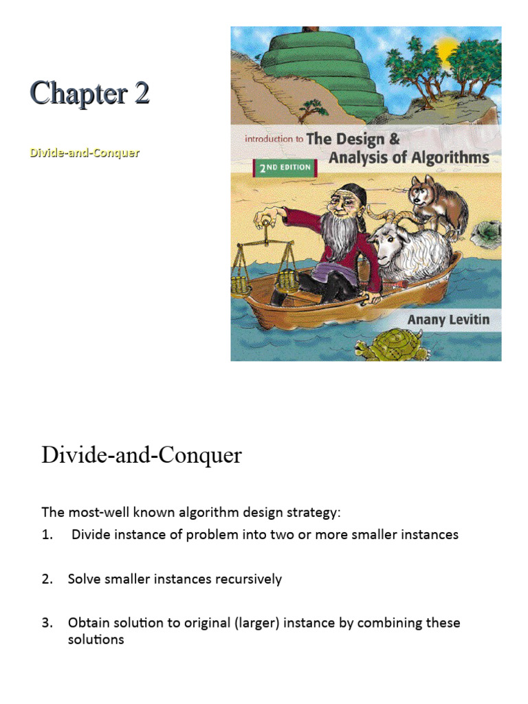 Chapter 2 Devide and Conquer | PDF | Computational Science | Computer Science