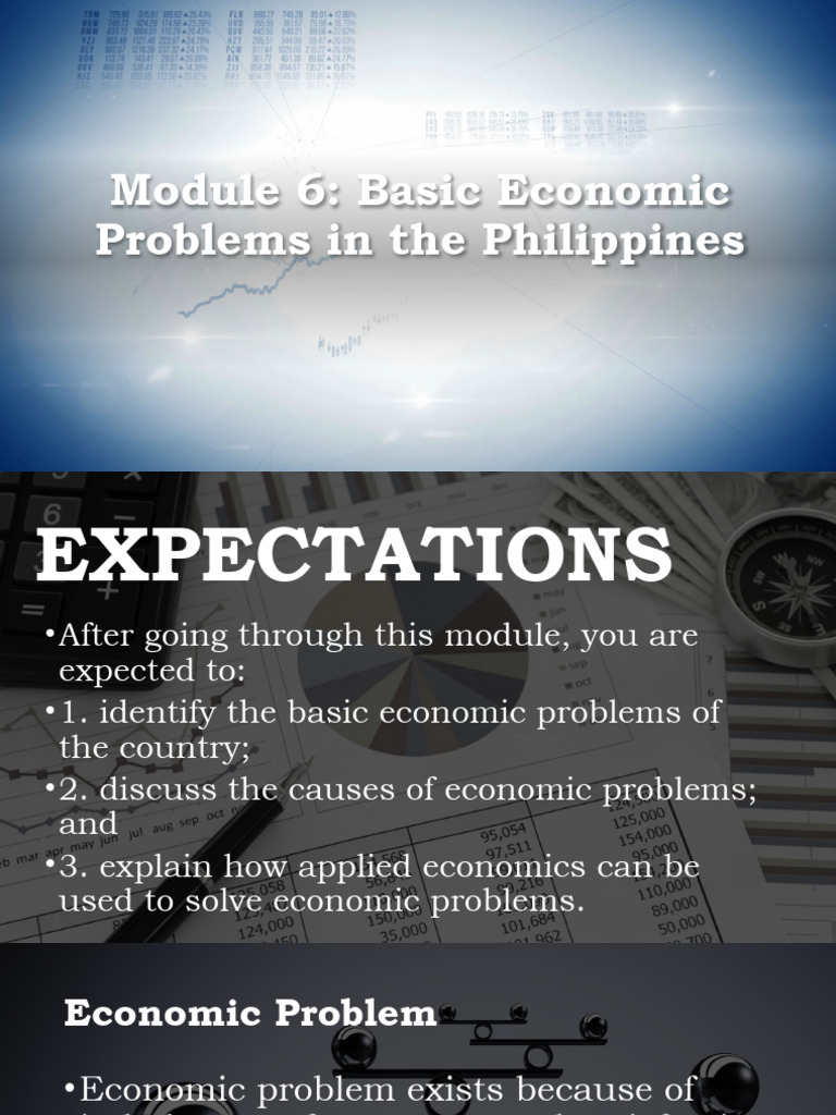 Module 6 Basic Economic Problems in The Philippines | PDF | Unemployment | Poverty