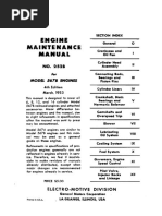 Overview of EMD 645 Diesel Engine | PDF | Turbocharger | Engines