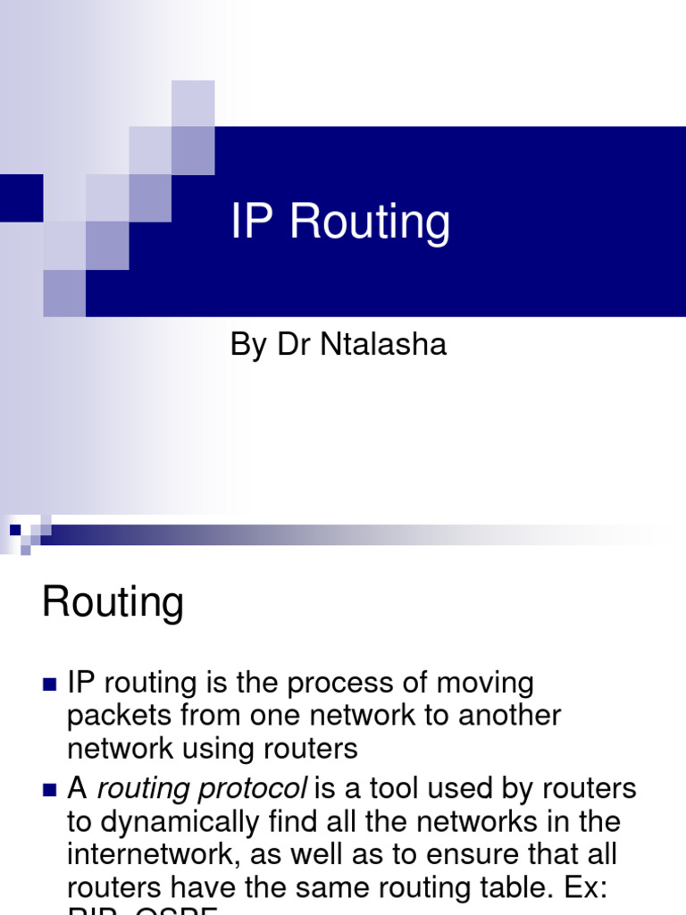 IP Routing | PDF | Internet Protocols | Routing