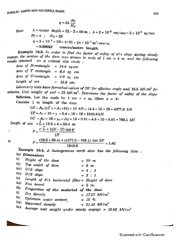 Assignment 4 - Earth Dam - Solution | PDF