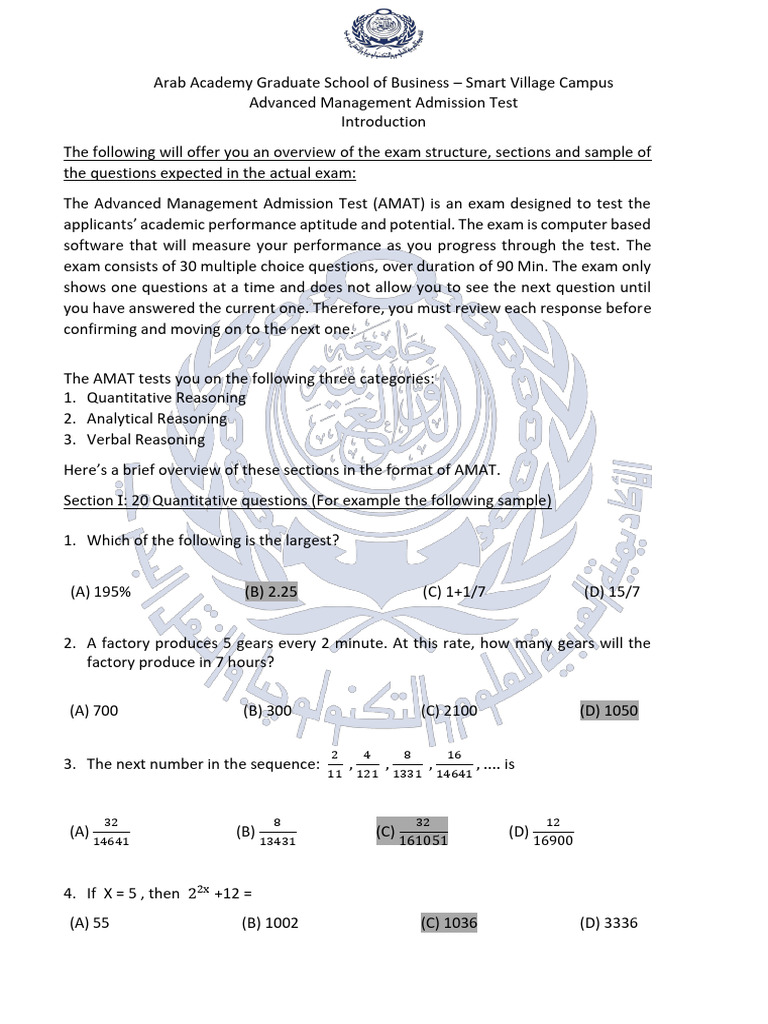 AMAT Sample | PDF | Methodology | Science