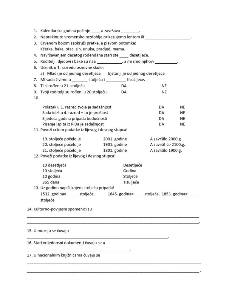 Kalendarska Godina Počinje | PDF