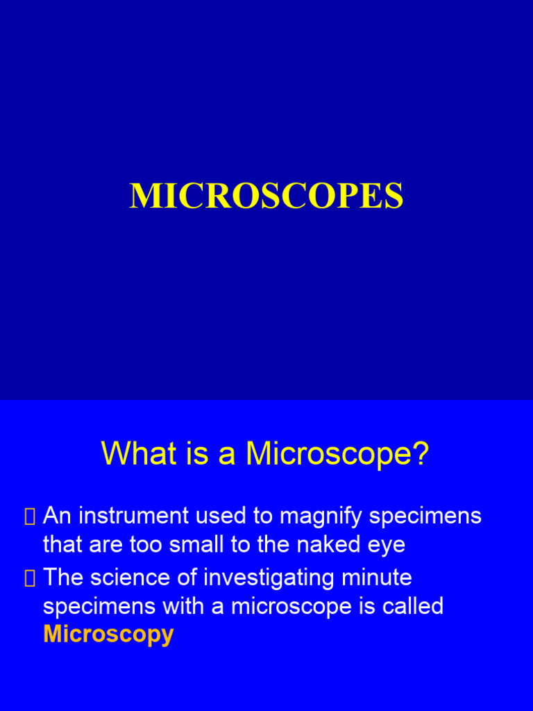 Microscope Final | PDF | Electron Microscope | Transmission Electron Microscopy