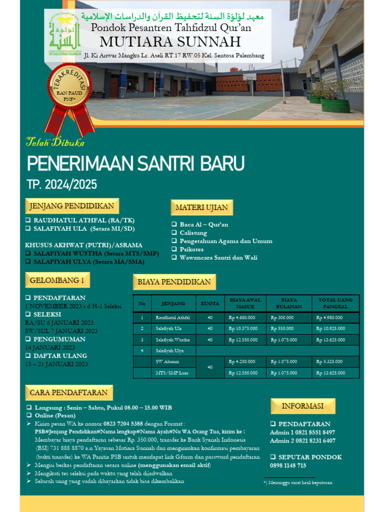 Microsoft PowerPoint - BROSUR PSB 24 - 25 | PDF