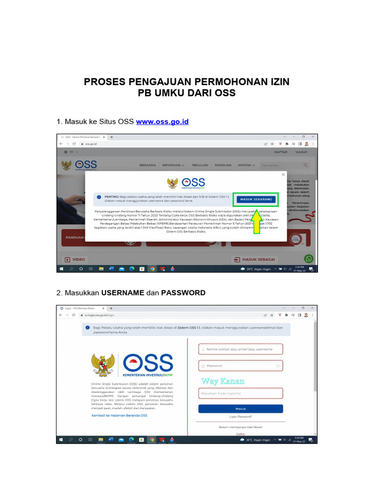 Panduan Pengajuan Izin Radiologi OSS | PDF | Bisnis