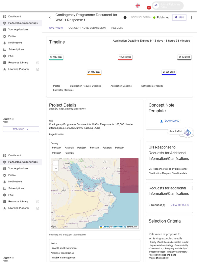 Unicef Wash Project in Aj&k | PDF | Wash | Sanitation